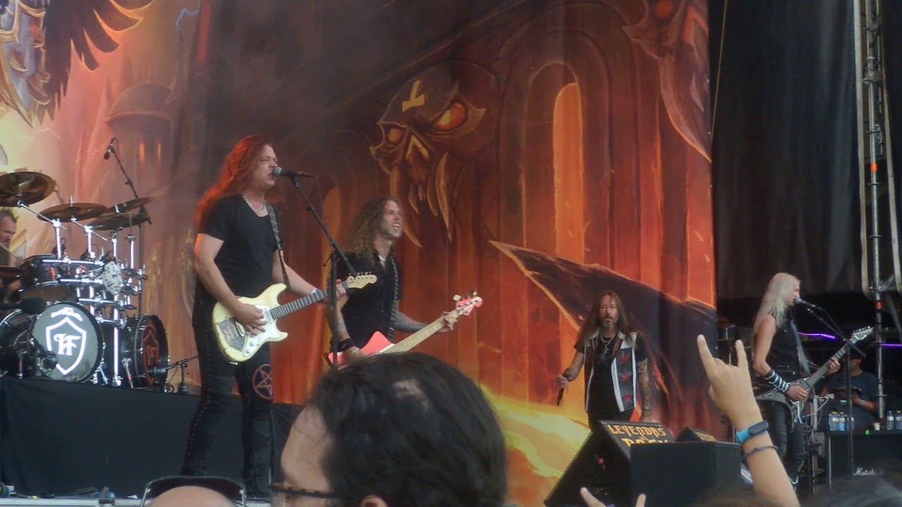 HammerFall Live leyendas del rock 2019 - YouTube