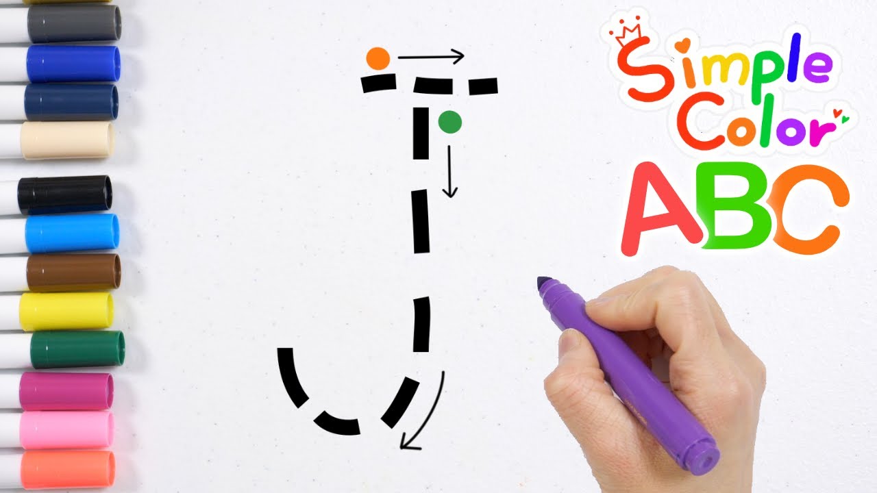 ABC learning video that children can easily learn | Practice reading ...
