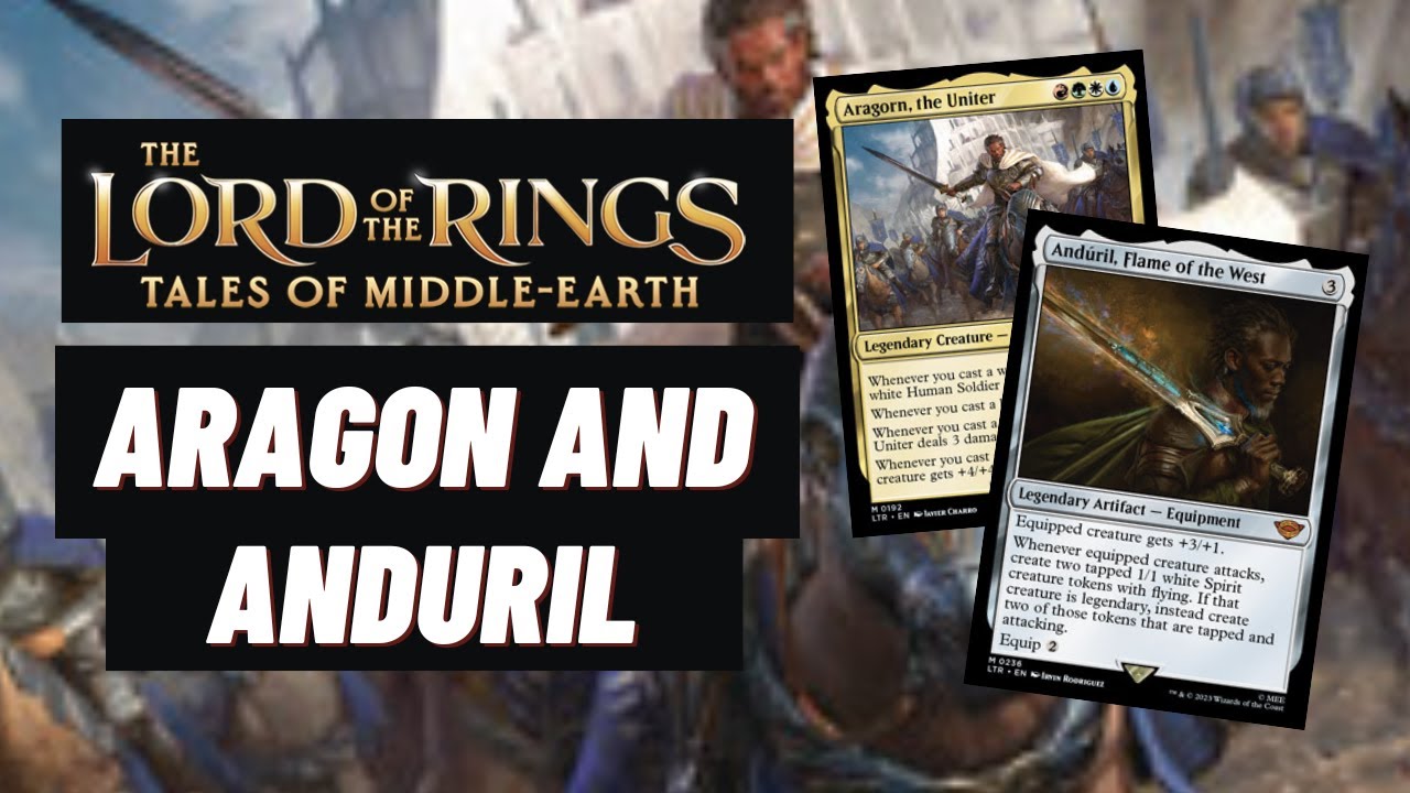 Aragorn and Anduril Slay Sauron | Lord of the Rings Draft | MTG Arena ...