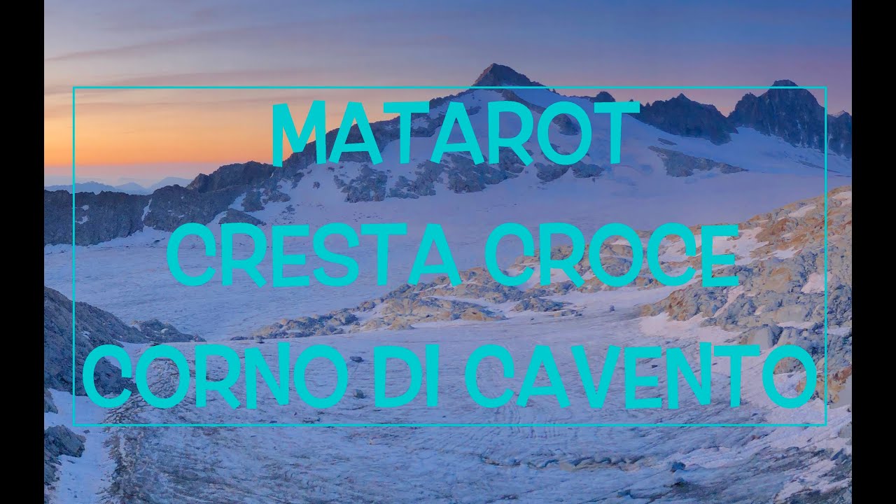 Matarot - Cresta Croce - Cannone 149G - Corno di Cavento | Gruppo dell ...