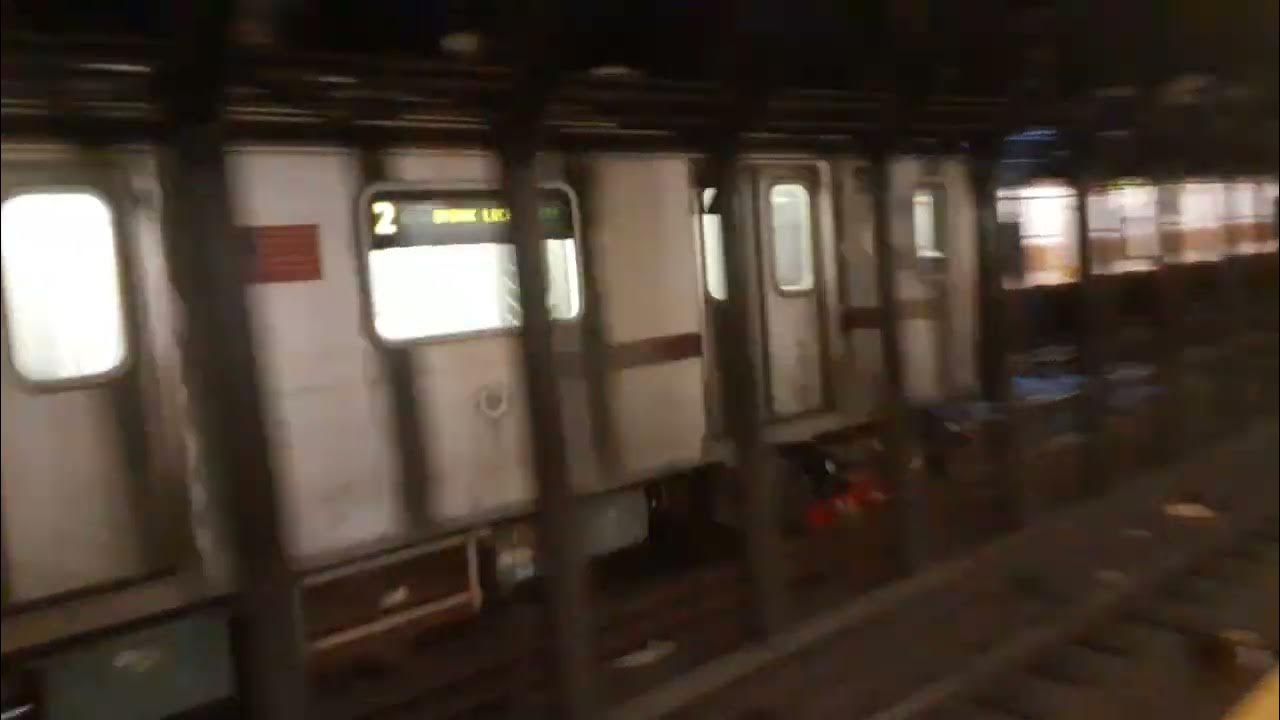 Unexpected start: RARE! Not in service R142 (2) train bypassing Cathedral parkway-110th street ...