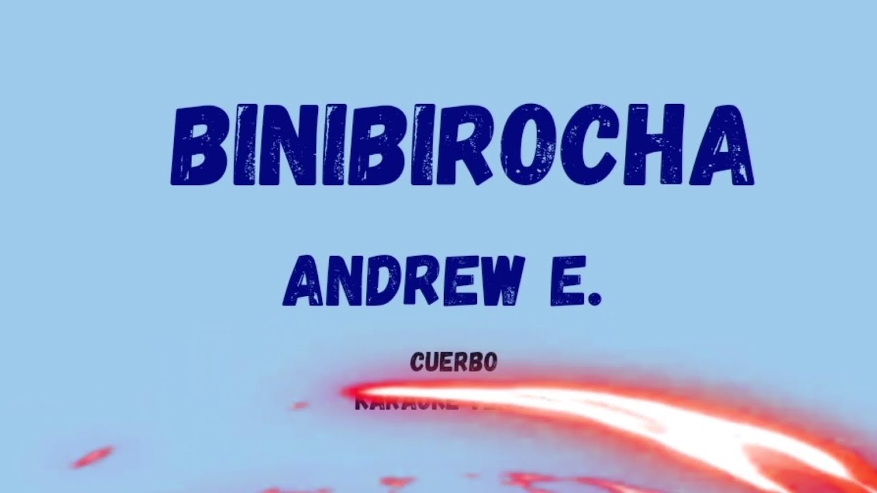 BINIBIROCHA l KARAOKE VERSION l MUSIC - YouTube