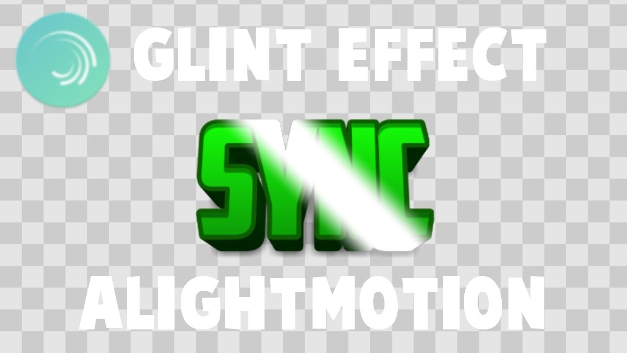 AlightMotion Tutorial. Glint Effect Text - YouTube