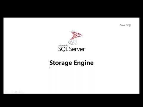 Storage Engine / SQL Server Architecture - YouTube