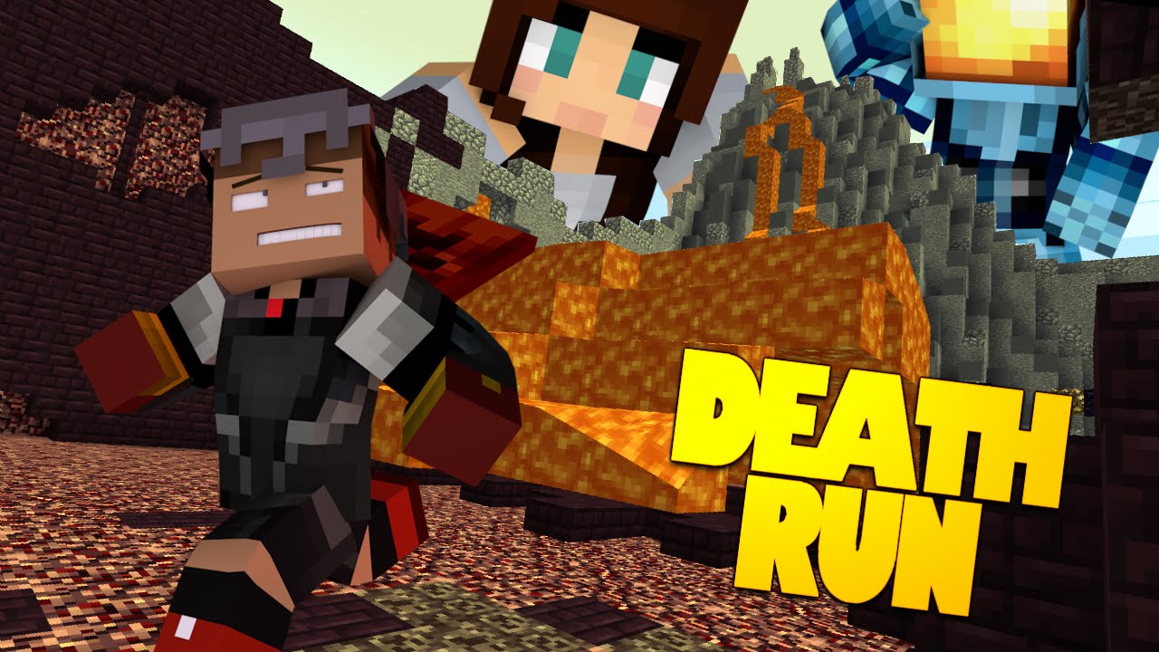 Minecraft 1.8 | DEATH RUN | GIANT LAVA WAVES (Minecraft 1.8 Death Run ...