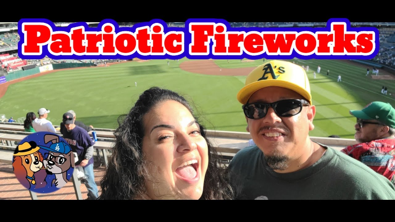 First MLB 4th of July Fireworks Night A's vs Red Sox 7/2/21 - YouTube