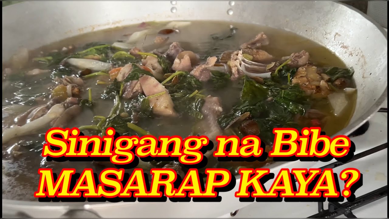SINIGANG NA BIBE | MASARAP KAYA? | #V282 #sinigangnabibe #biberecipe ...