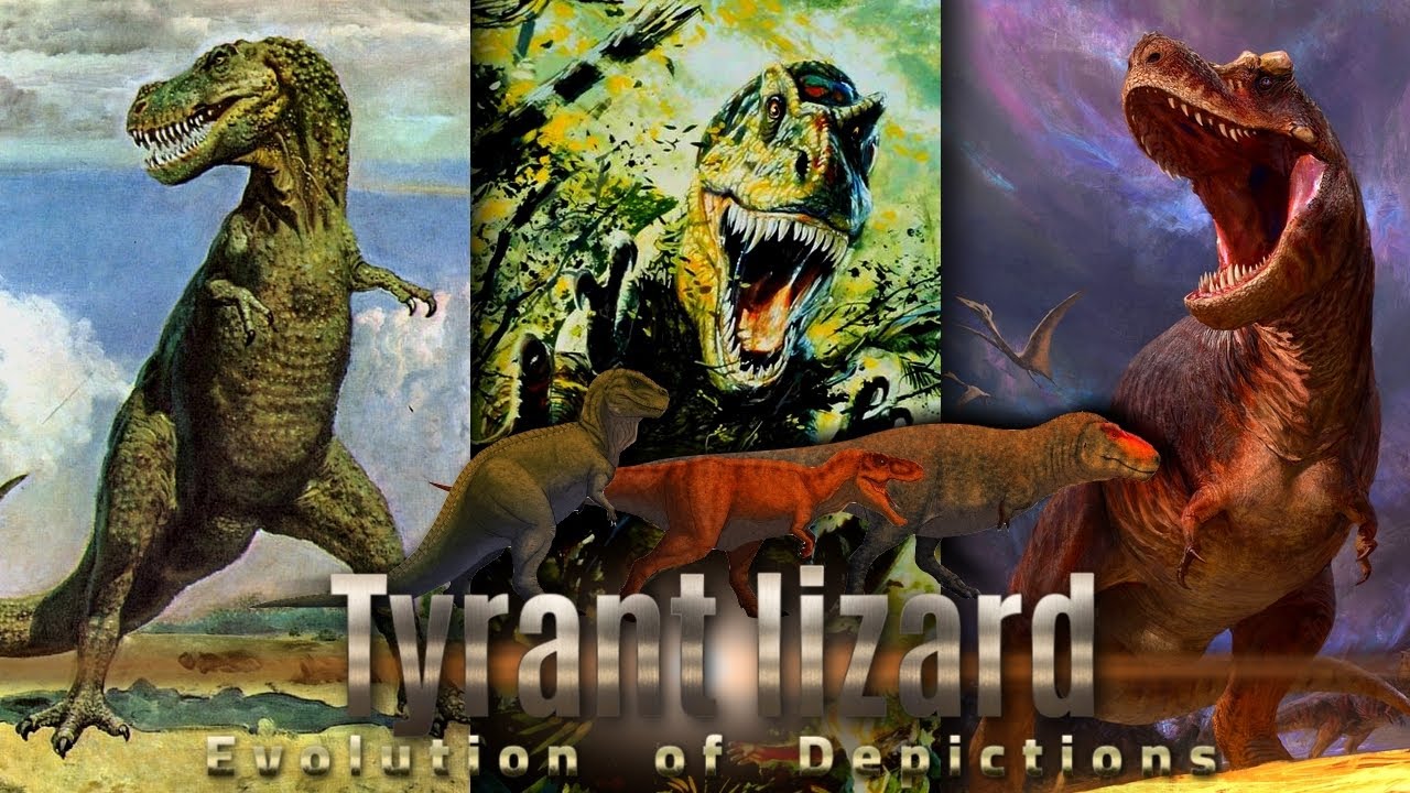 Evolution of Depictions : TYRANNOSAURUS REX - YouTube