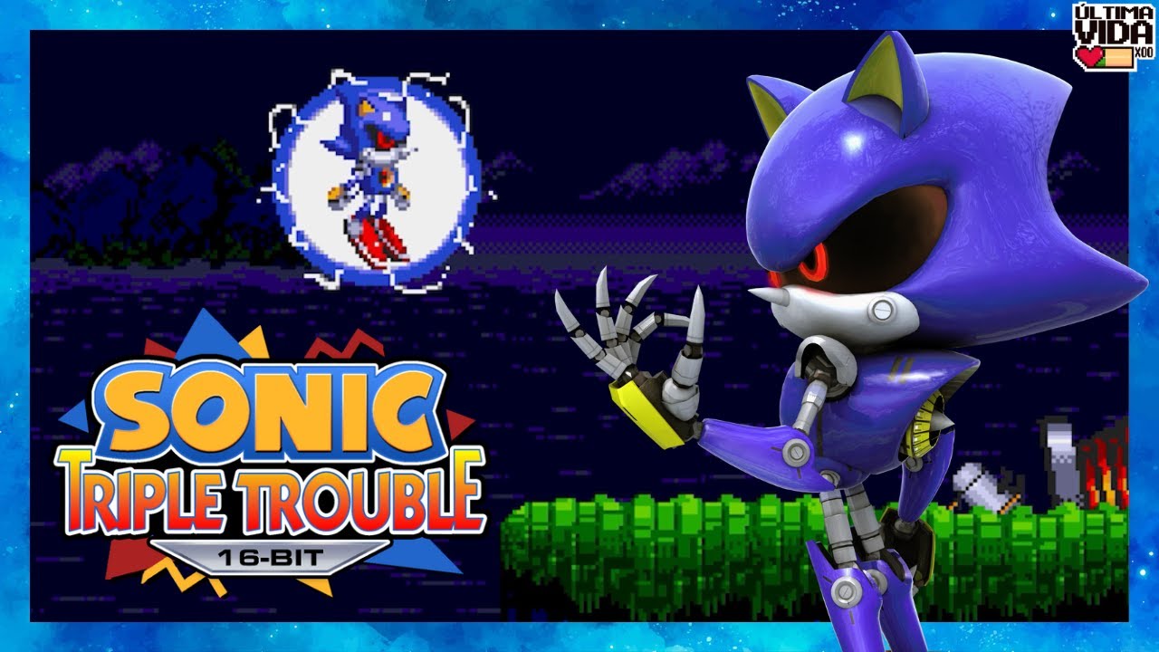 SONIC TRIPLE TROUBLE 16 BIT - EPISÓDIO METAL - COMPLETE GAMEPLAY! - YouTube