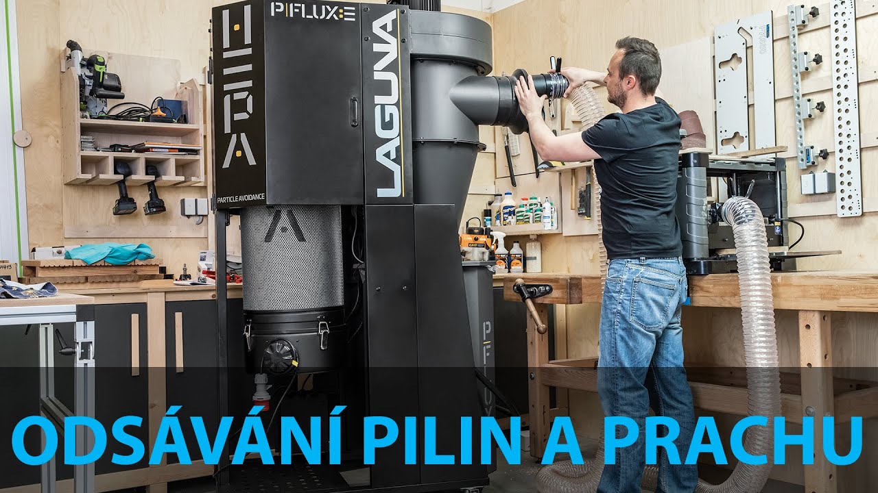 Odsávání pilin a prachu v dílně | IGM nástroje a stroje - YouTube