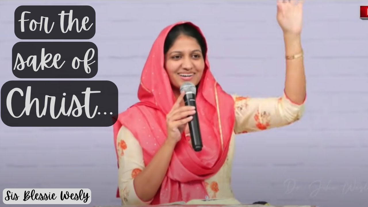 For Christ's sake..| Sis Blessie Wesly #johnwesly #blessiewesly # ...