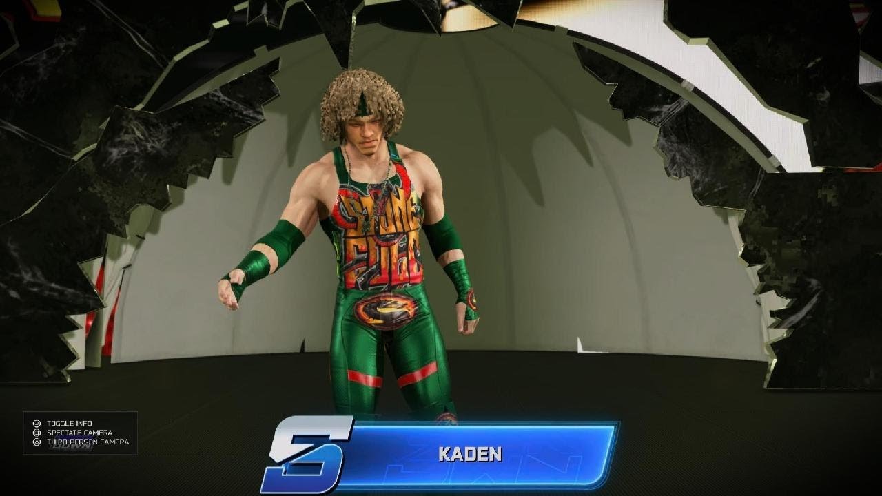 Kaden comes out to talk about his match Saturday - YouTube