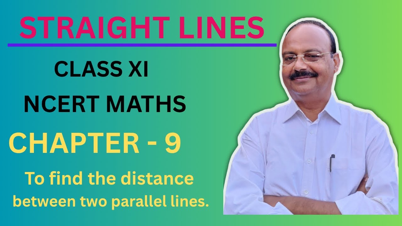 Straight Lines # 28 To find the distance between two parallel lines ...