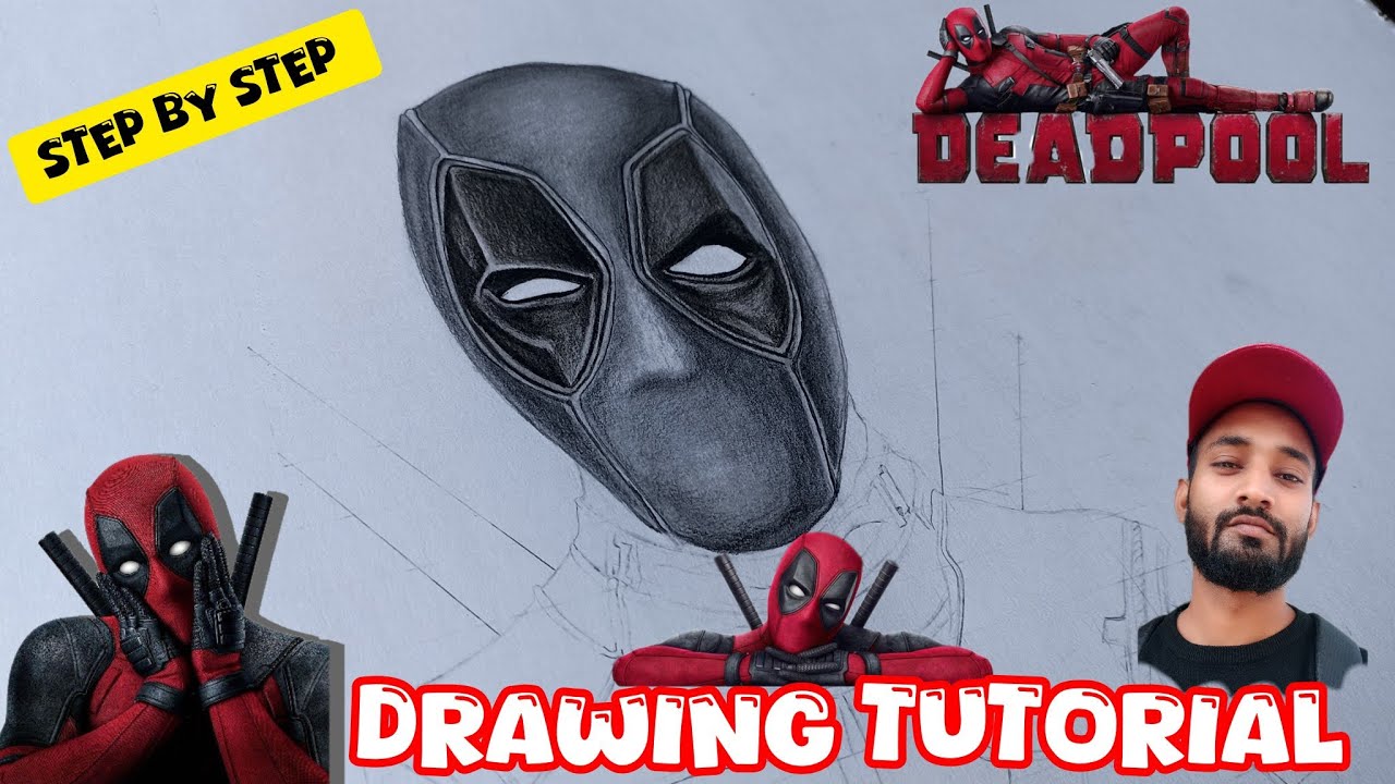 Drawing Deadpool 😎( Deadpool & Wolverine ) Drawing Tutorial - YouTube