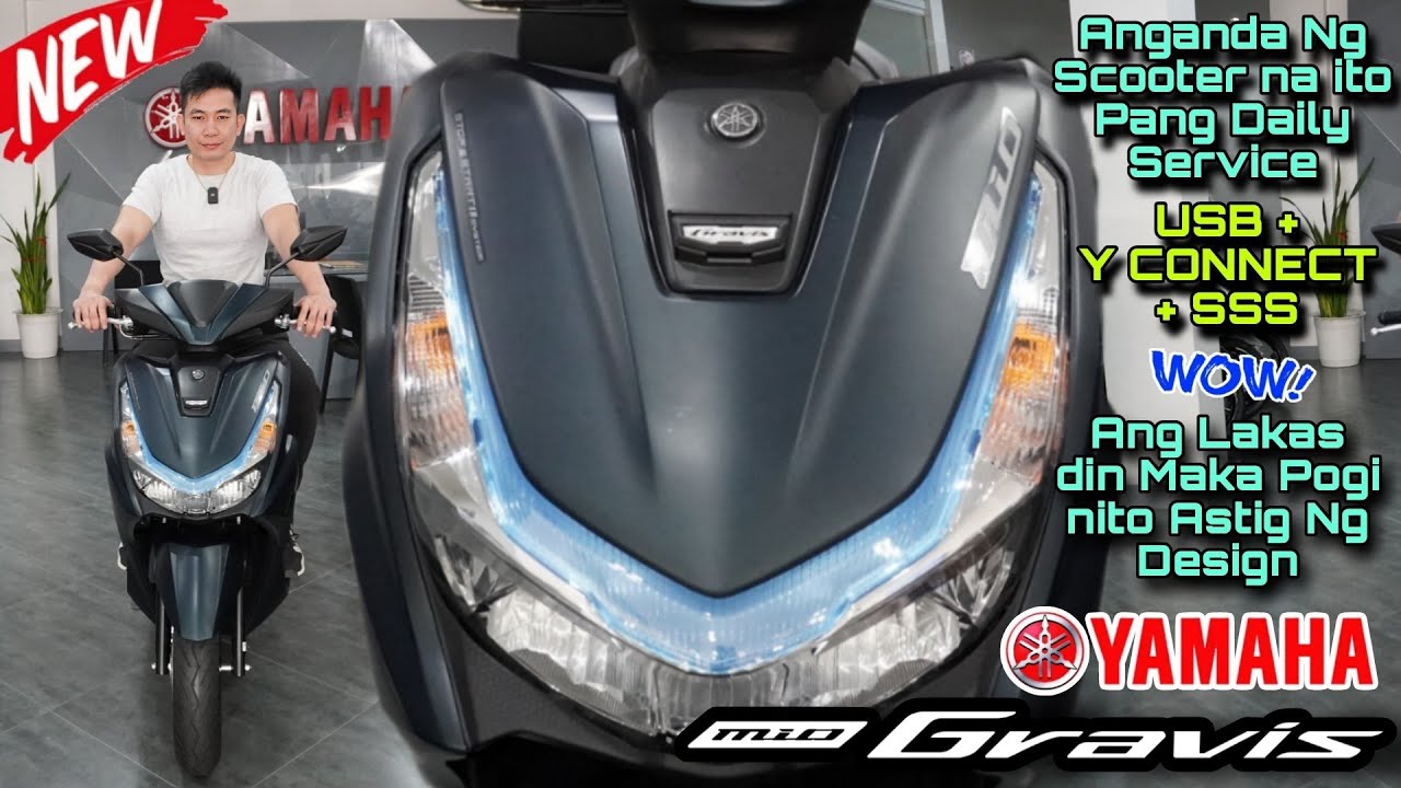 YAMAHA MIO GRAVIS 125 Dark Petrol - YouTube