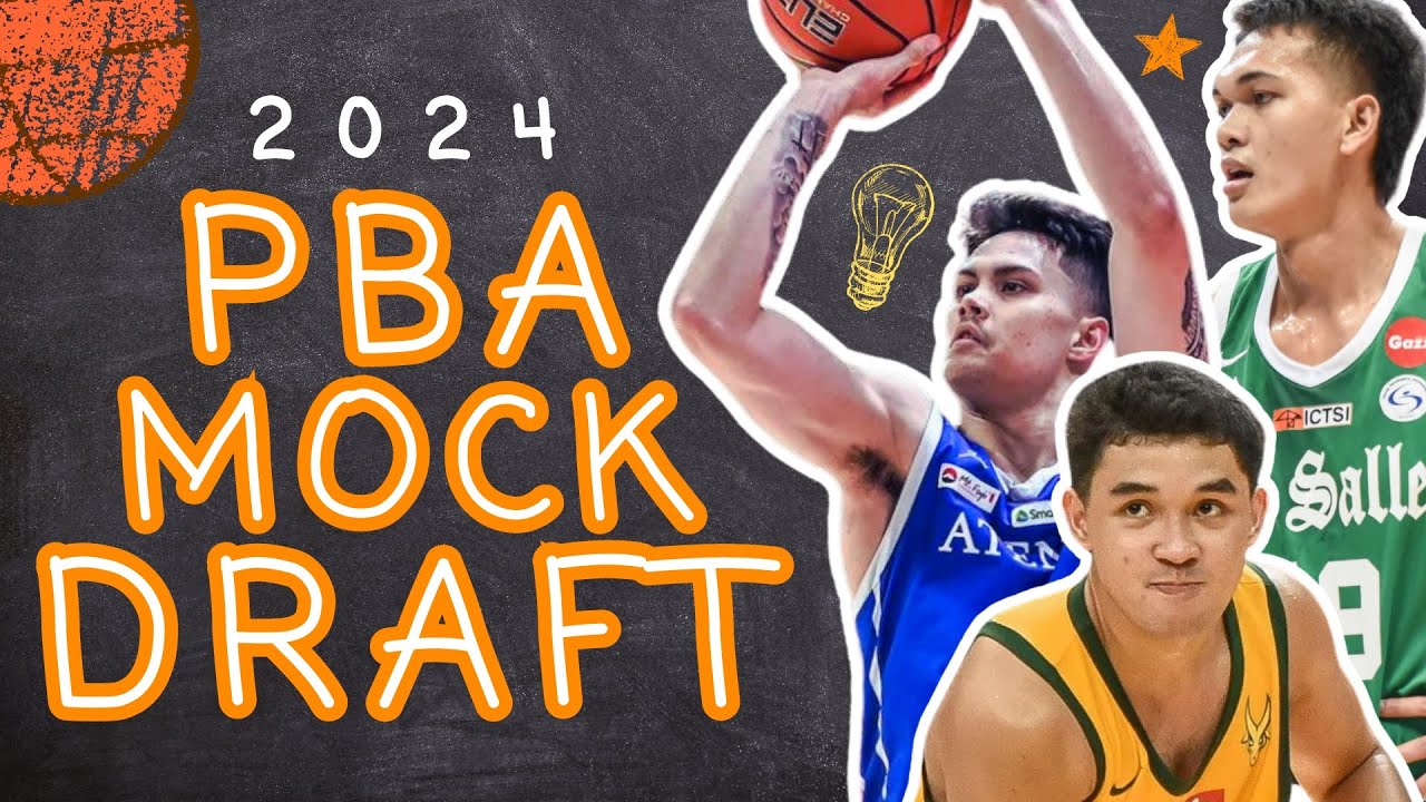 COMPREHENSIVE 2024 PBA MOCK DRAFT - 1ST ROUND - YouTube