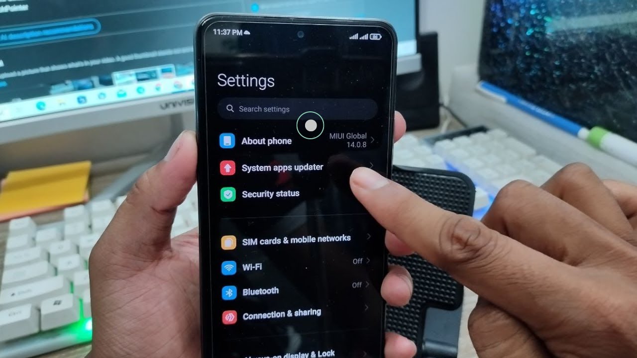 How To Enable Touch Pointer In Any Mobile Device Turn Onoff Touch Pointer Youtube