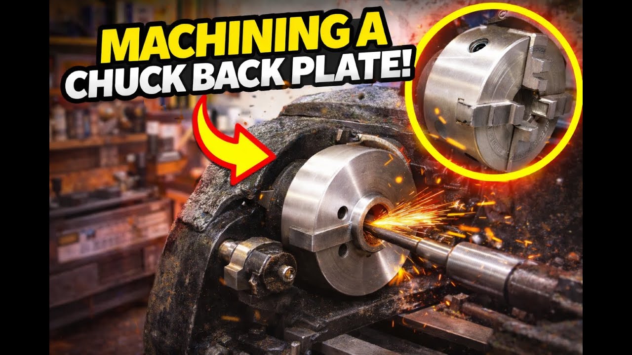Machining a Southbend lathe Chuck Backplate - YouTube