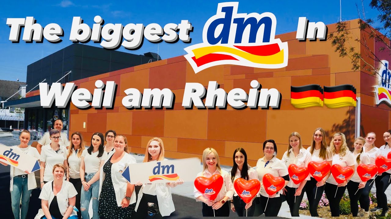 dm-drogerie market in Deutschland || The biggest dm in Weil am Rhein ...