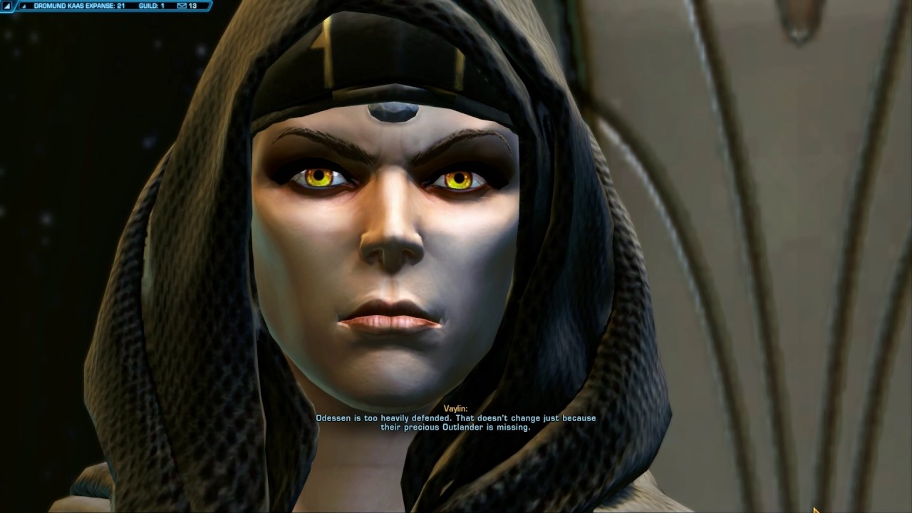 SWTOR Knights of the Eternal Throne Chapter 2 Cutscene (Dark Side ...