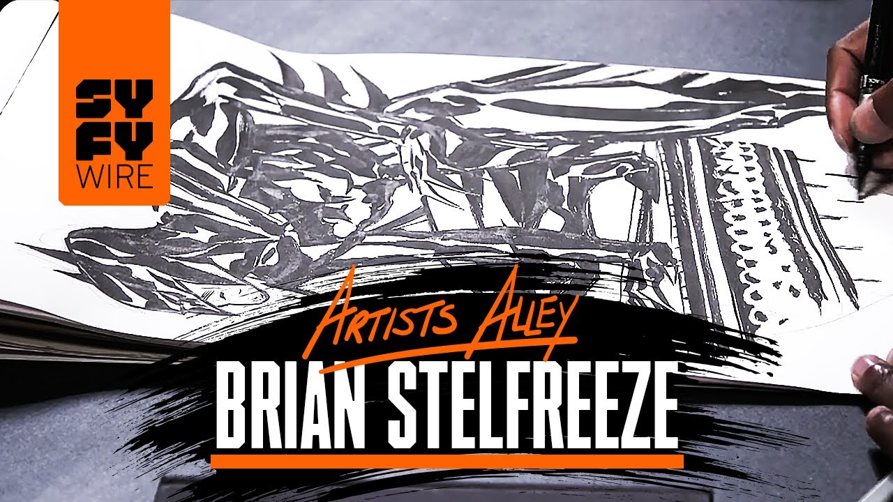 Brian Stelfreeze Draws Batman | SYFY WIRE - YouTube