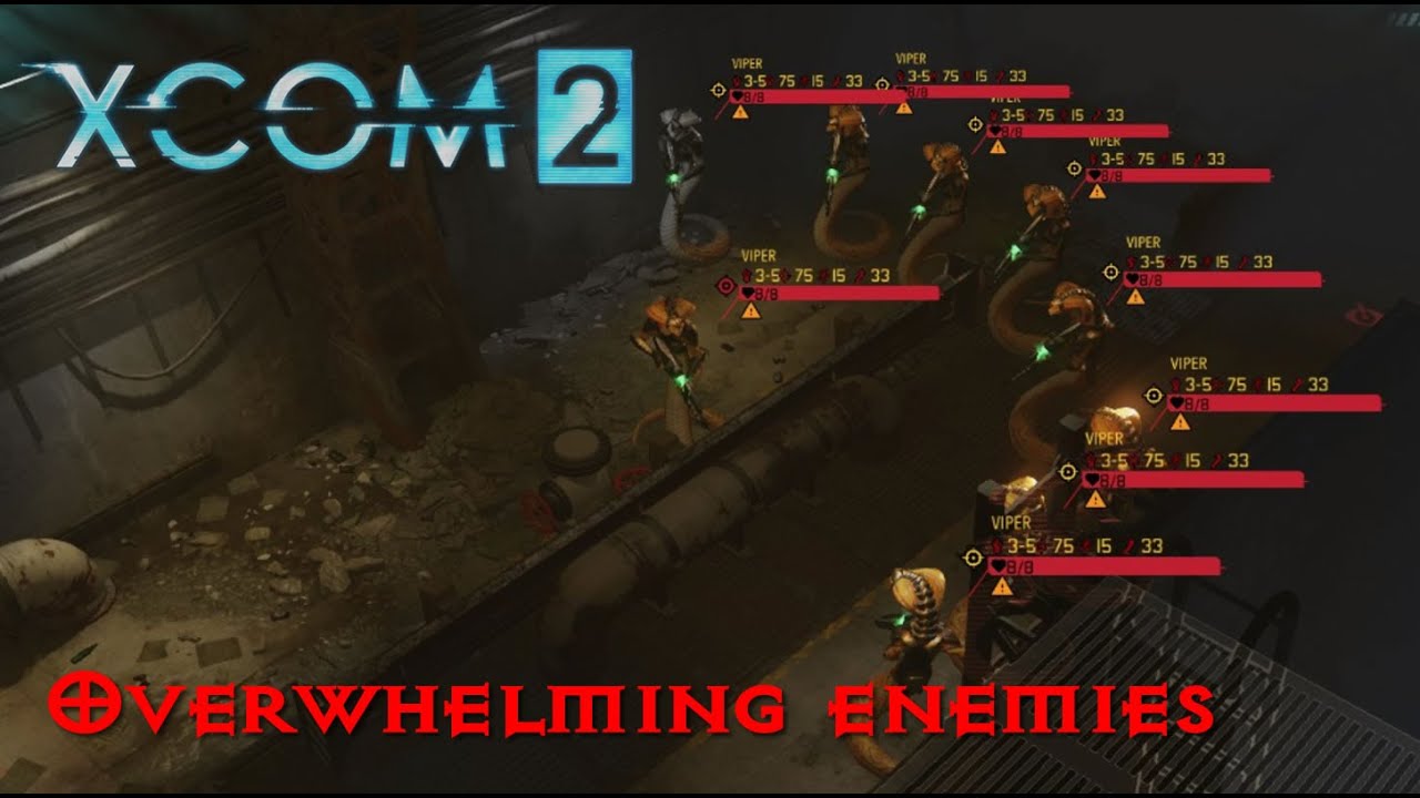 Xcom 2: Overwhelming enemies (casualties here) - YouTube
