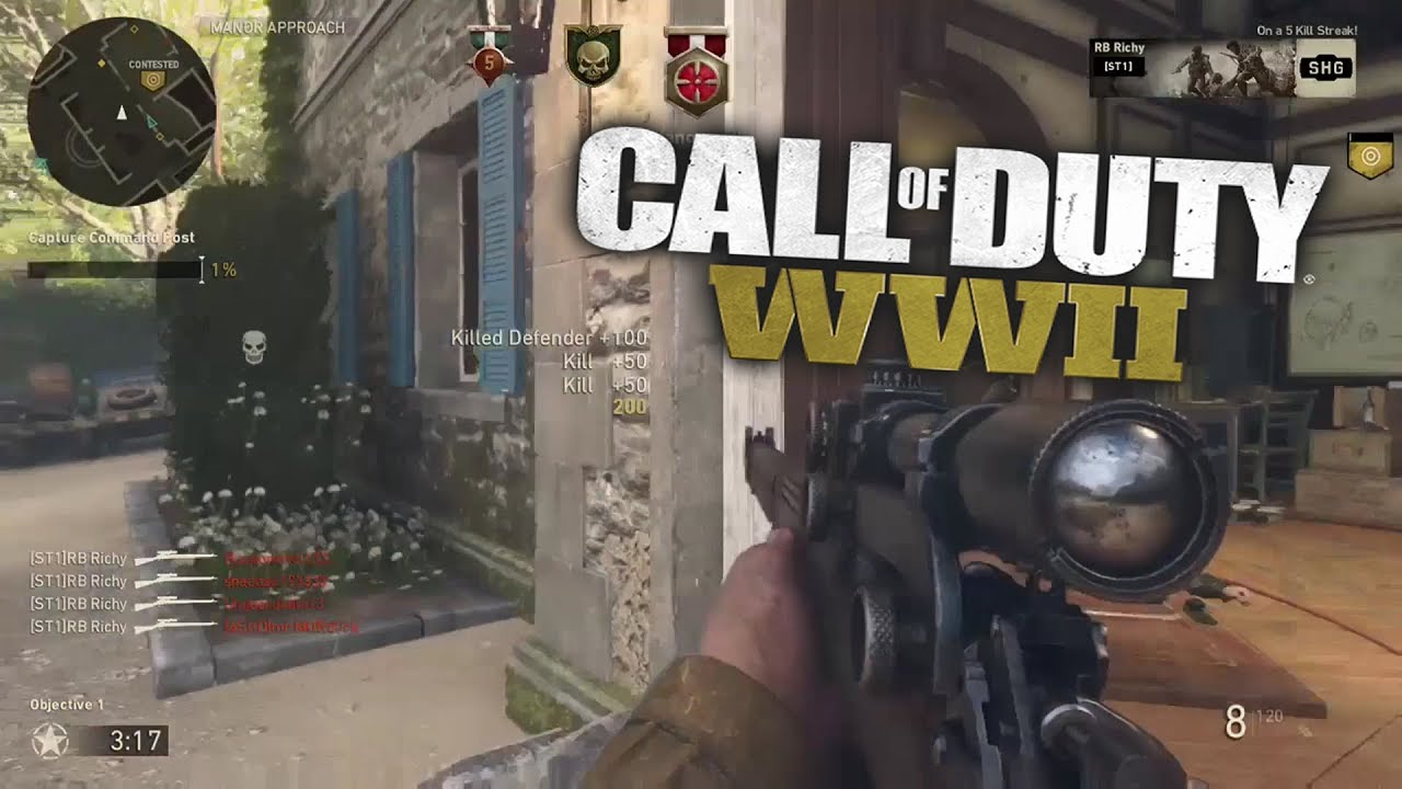 First QUAD COLLAT on Xbox One WW2 BETA! (Call Of Duty: WW2) - YouTube