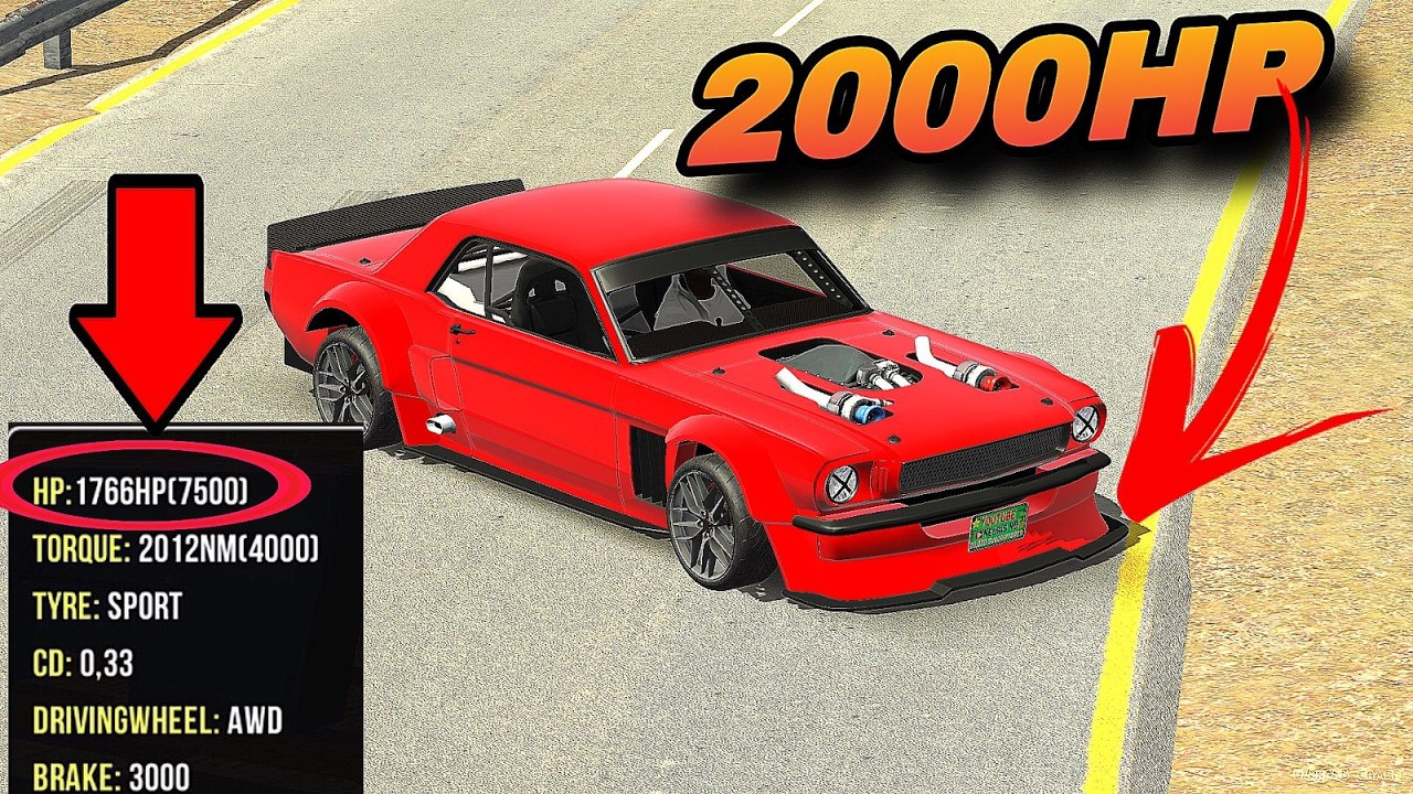 Como tener 2000hp Sin Glich y sin GG En Car Parking MULTIPLAYER Fácil y ...