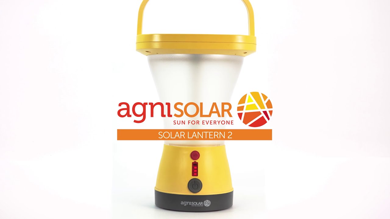 Agni SOLAR LANTERN 2 - YouTube
