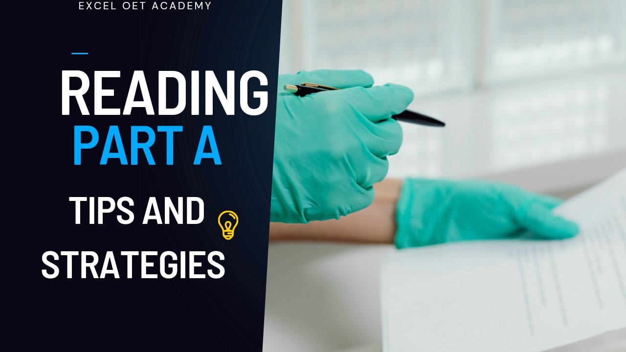 How To Ace OET Reading Part A(Tips and Case Studies) - YouTube