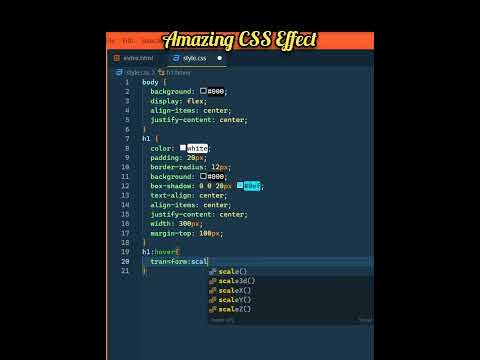 how to create animation on hover ?how to use transform in css#coding #programming #htmlcss#html# ...
