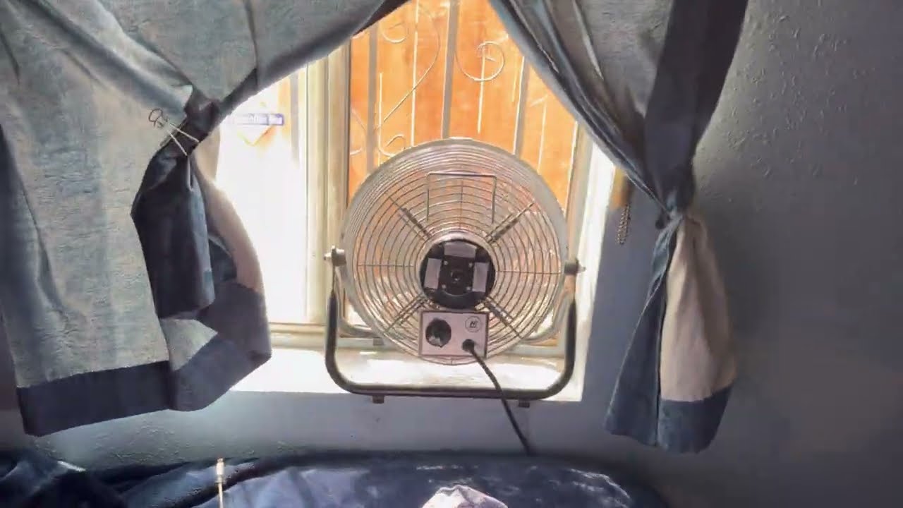 Fans running in My Studio today - YouTube