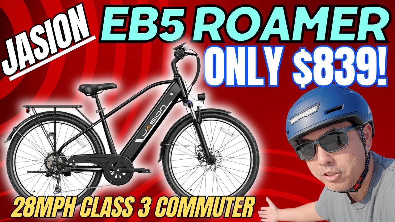 Jasion EB5 Roamer Review - Super Commuter Deal for $839! 28MPH Class 3 ...