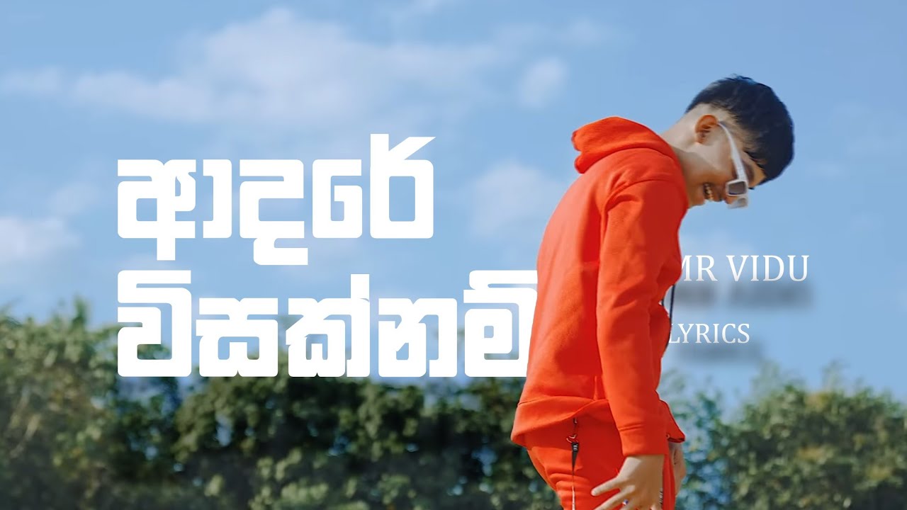 MR VIDU - Adare Wisaknam ( Lyrics) - YouTube