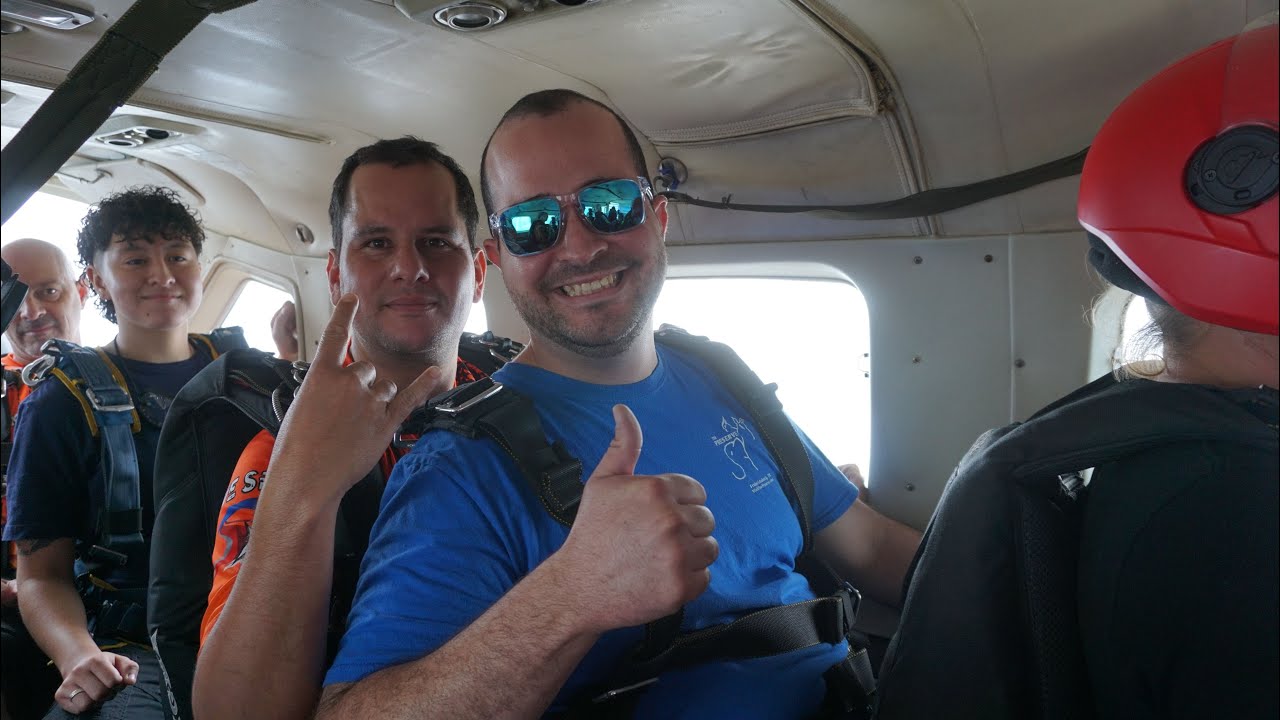 First Tandem Skydive - 9/16/2023 @ Skydive Spaceland Dallas - YouTube