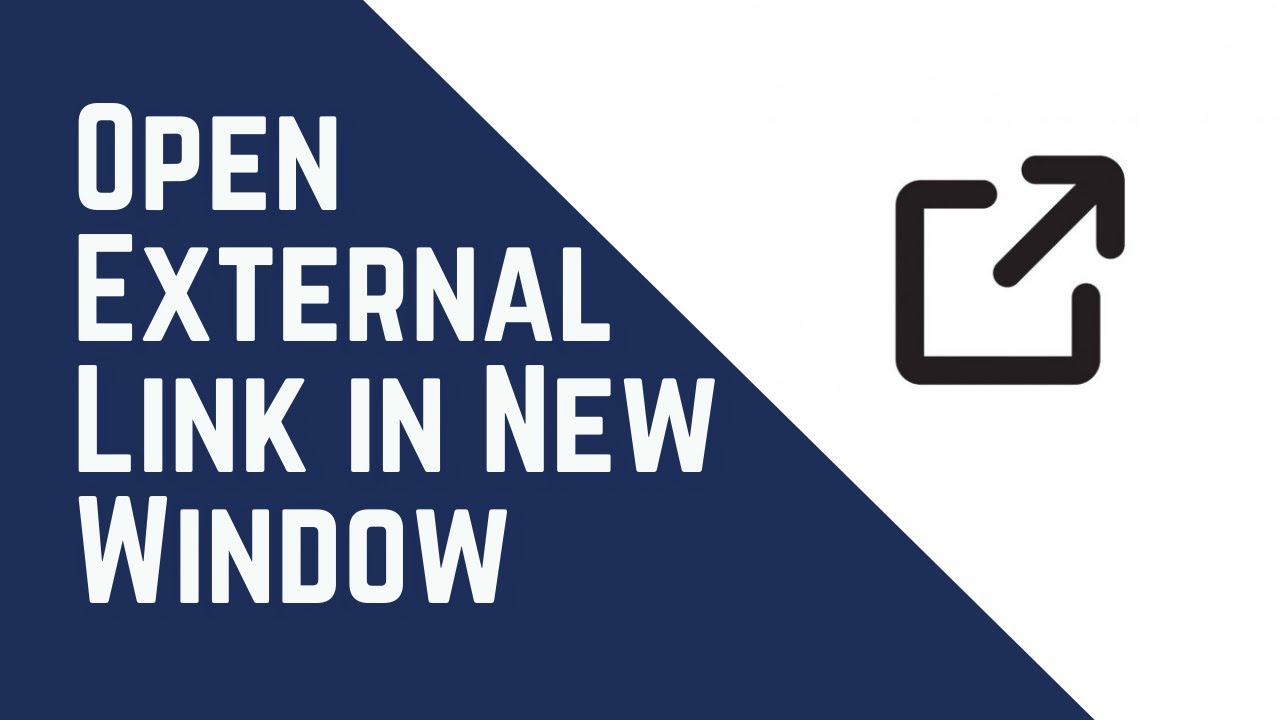 WordPress How To Open External Links In A New Window Or Tab With WordPress How To Open External Links In A New Window Or Tab With