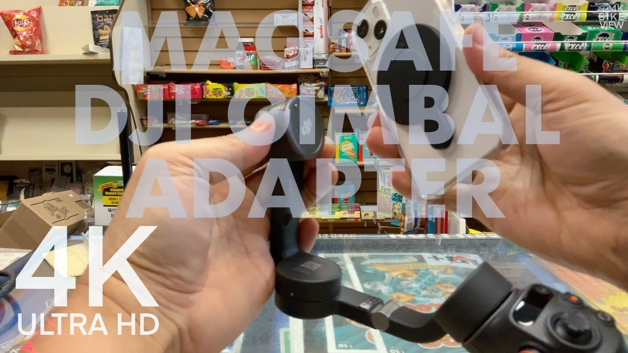 Magsafe DJI Gimbal Adapter from Amazon [4K BIKE VIEW] - YouTube