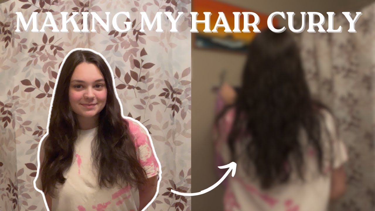 TRYING A CURLY HAIR ROUTINE *fail* - YouTube