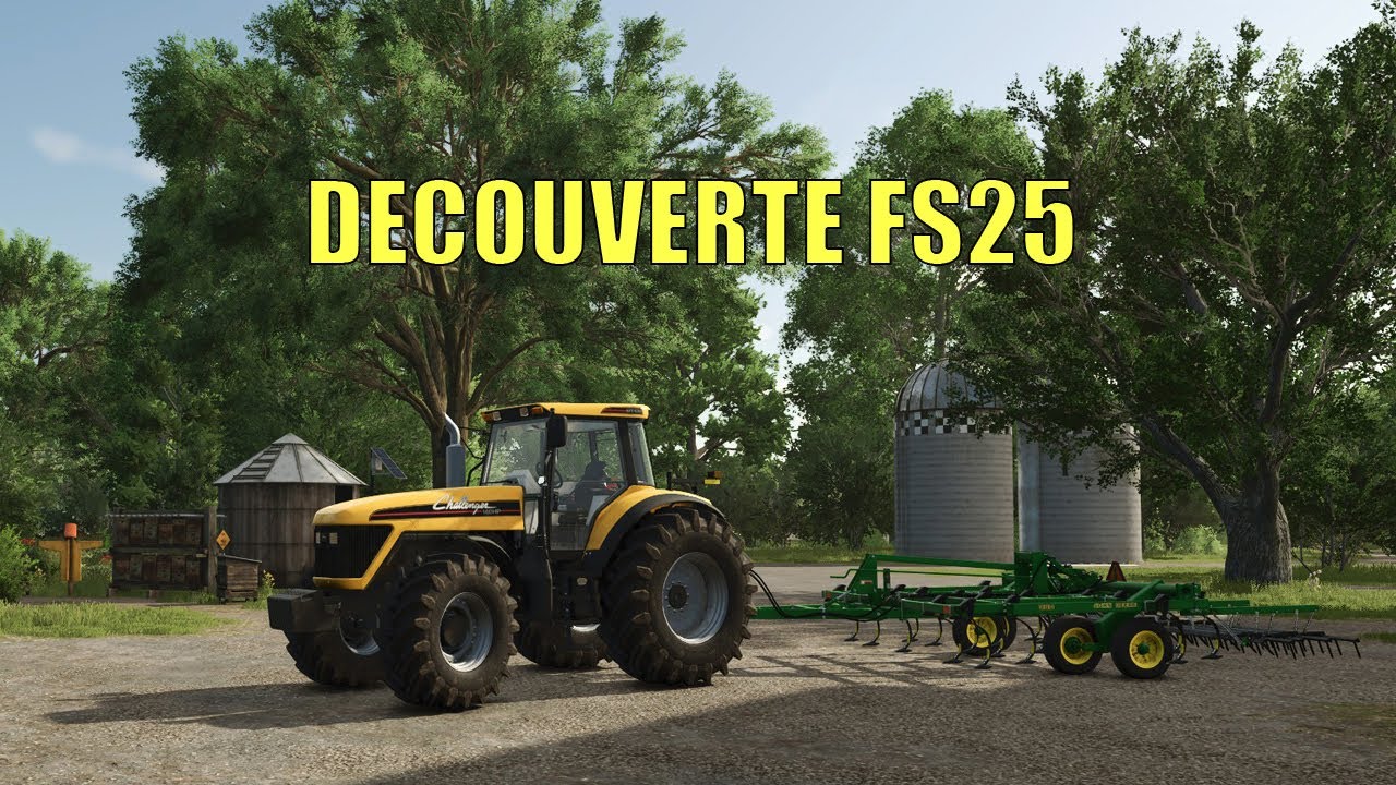 FS25 Découverte du menu et des 3 maps - YouTube