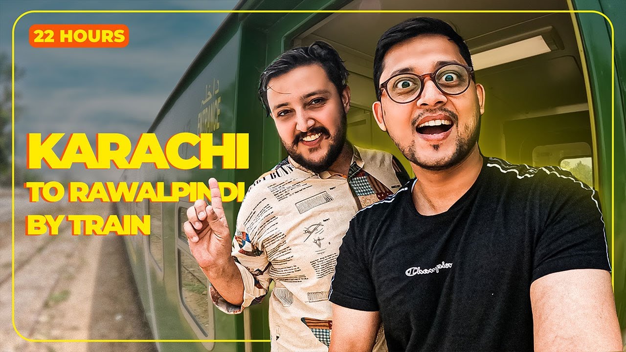 22 Hour AC Class Train Across Pakistan | Green Line Express Train ...