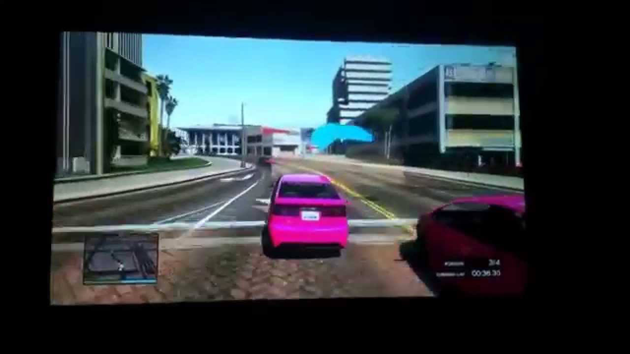 Gta 5- pretty pink Prius race (GtaV) - YouTube