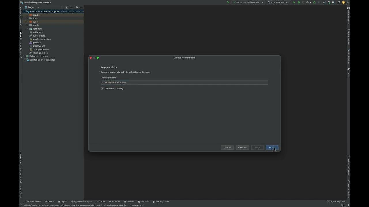 Building an Authentication form with Practical Jetpack Compose: Setting up - YouTube
