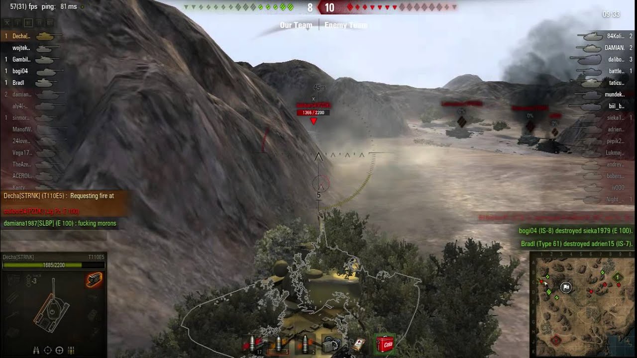 World of Tanks T110E5 - 5 Kills - 11.3K Damage Map El Halluf WoT Ace ...