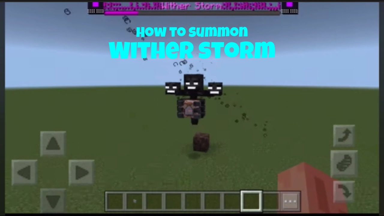 How to summon Wither storm!!! - YouTube
