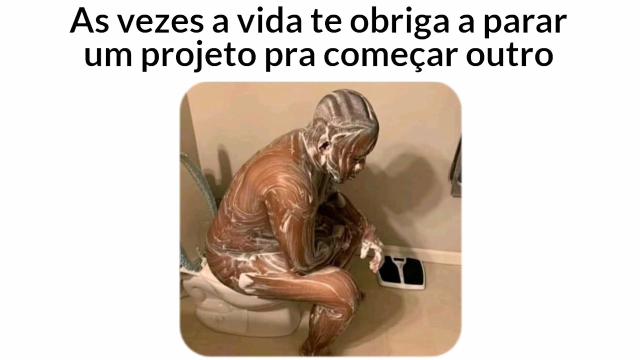 MEMES EM IMAGENS - AS VEZES A VIDA TE OBRIGA A PARAR UM PROJETO PRA ...