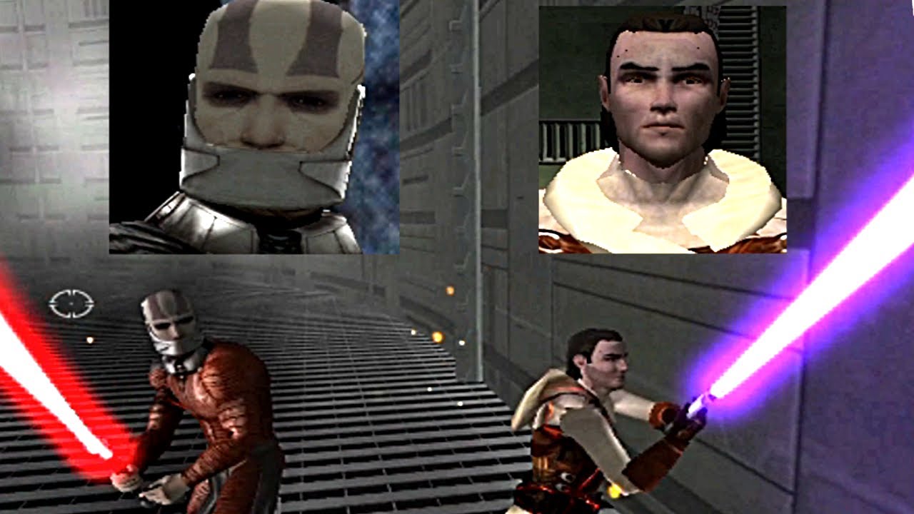 Star Wars Jedi Knight: Jedi Academy | Redeemed Revan Vs. Darth Malak ...