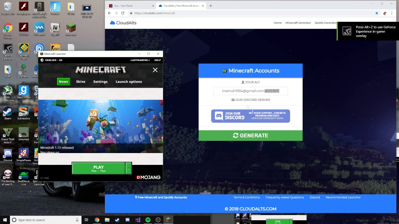 Free Minecraft Alts Working as of 2018 - YouTube