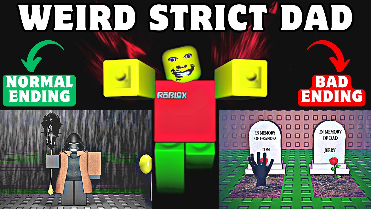 ROBLOX Weird Strict Dad CHAPTER 2 - Full Walkthrough | All Endings ...