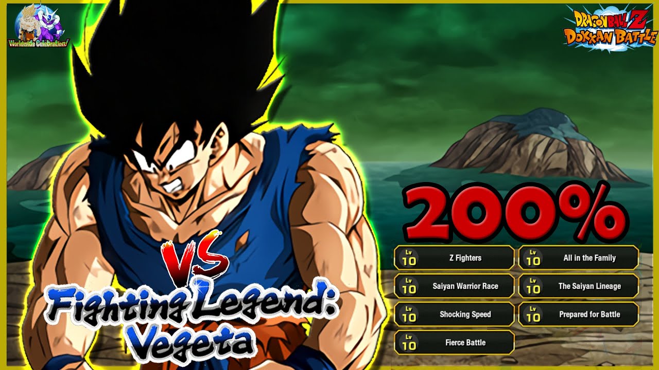 NIGHTMARE TO YOU! EZA STR SUPER SAIYAN GOKU MAX LINK 200% SHOWCASE ...