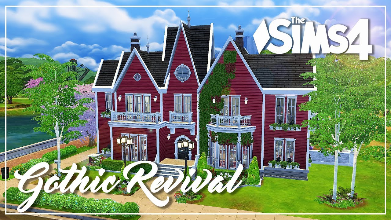 The Sims 4 Speed Build - Gothic Revival - YouTube